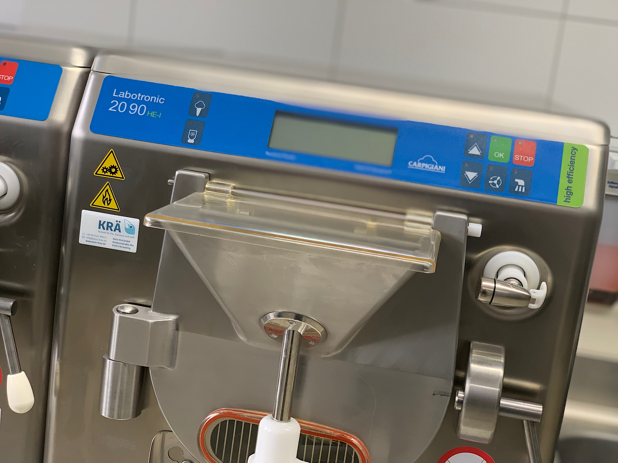 Carpigiani machines for the production of ice cream and soft ice cream